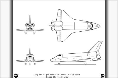 Space Shuttle Three View