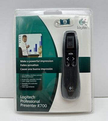 Logitech Professional Presenter Presentation Laser R700 Pointing 910 ...