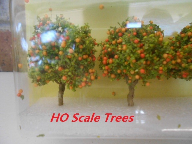 MP Scenery Products item #70901 HO Scale Orange Trees 6 Per Pack | eBay