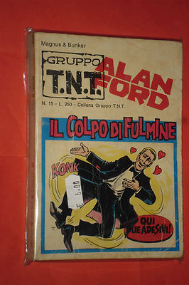 ALAN FORD-1° serie GRUPPO TNT ORIGINALI- N°15 b DI: MAX BUNKER e MAGNUS ...