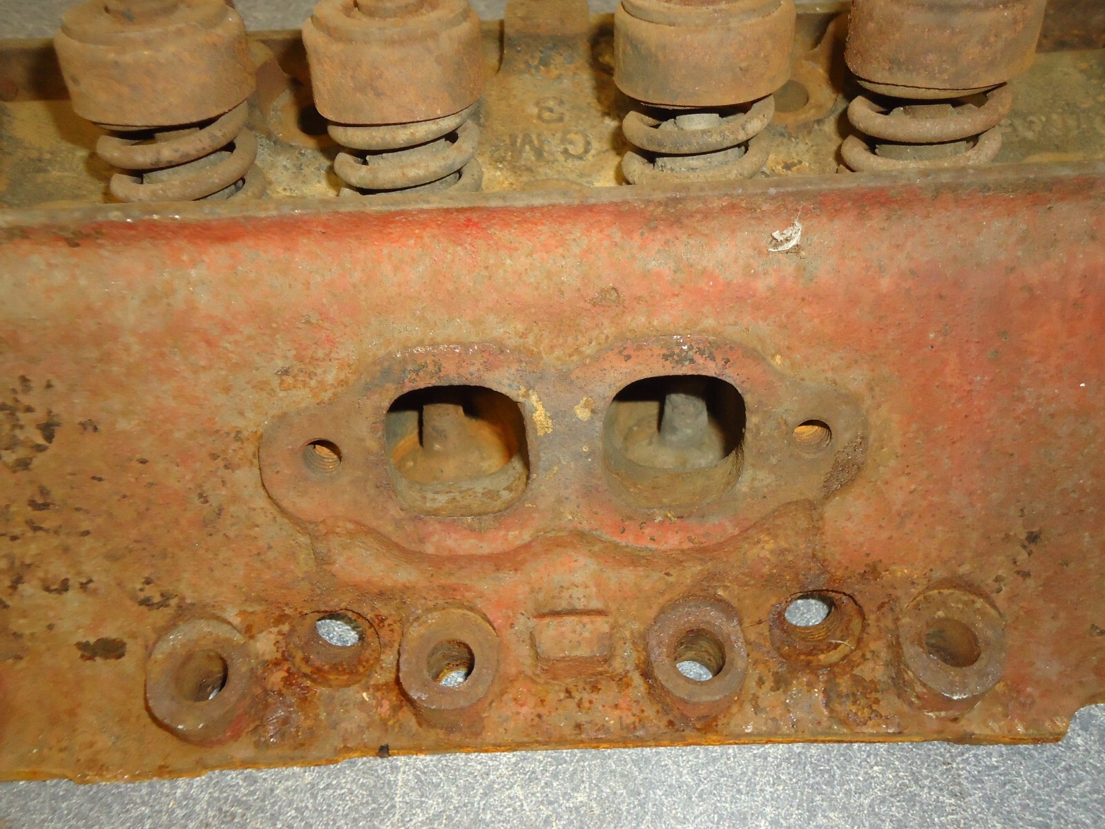 OEM GM Cylinder Head 3703523 Date A45 1955 Chevrolet Chevy 265 V-8 | eBay