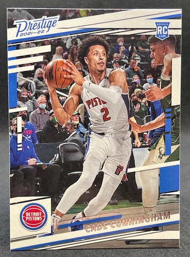 2021-22 Panini Chronicles Prestige Cade Cunningham Rookie Card #52 ...