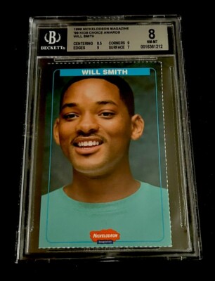 Will Smith ROOKIE 1999 Rare Nickelodeon Kids Choice Rare POP 1 Of 1 BGS ...