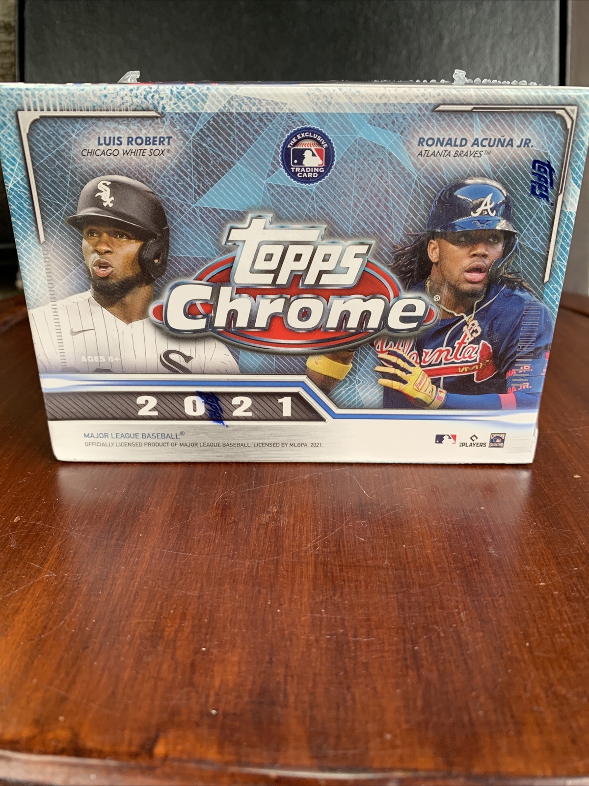 2021 Topps Chrome MLB Baseball Trading Cards Blaster Box 8 packs ...