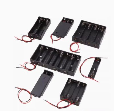 Battery Storage Cover Box Holder AA Batteries Case No/With OFF ON ...