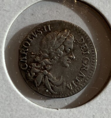 1672 BRITAIN UK SILVER 2 PENNY COIN, XF | eBay