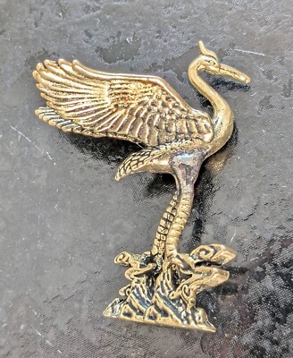 Liver Bird Liverpool FC Brass Gold Lustre Vintage Good Luck Charm Sport ...