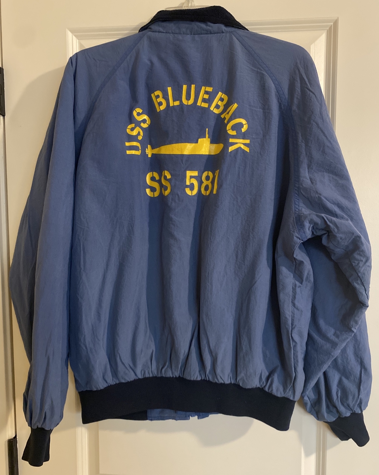 Vintage USS Blueback SS-581 Submarine Embroidered Jac… - Gem