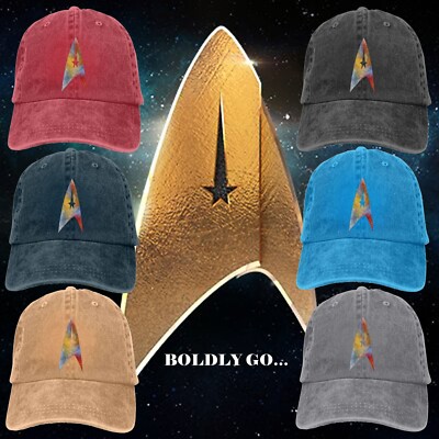 NEW! STAR TREK MEN'S & WOMEN'S WARP SIGNITURE BASEBALL HATS REG ...