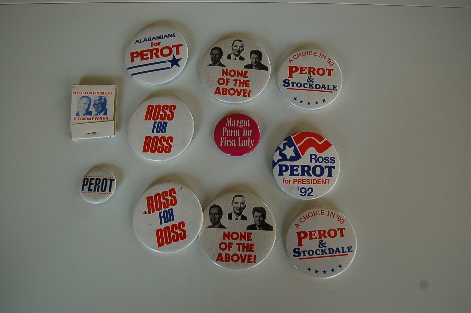 Group of 11 Ross Perot Presidential Pins and Buttons + Misc. | eBay