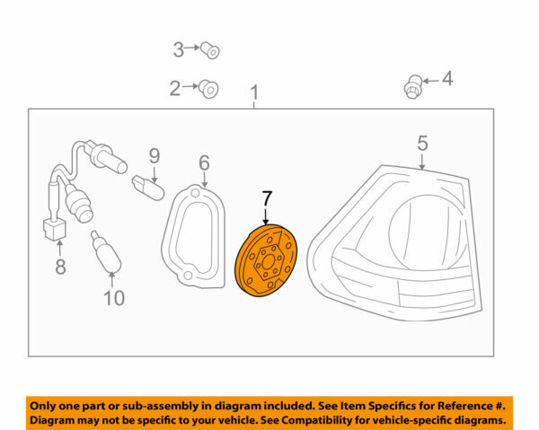 81553-48060 Toyota Body, rear combination lamp, rh 8155348060, New ...