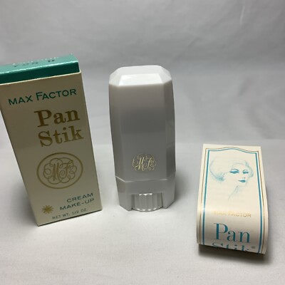 Vintage Max Factor Pan-Stik 725-D Cream Make-Up Original Box | eBay