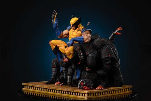 Marvel JIM LEE Wolverine VS Ninjas 1:4 Statue Diorama NIB RARE+ ...