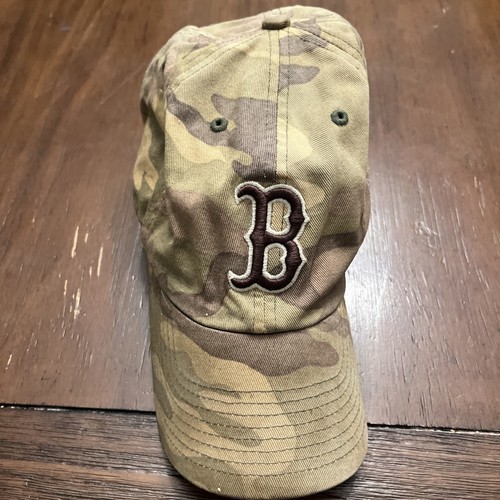 Boston Red Sox B Logo Camo Franchise Hat 100% Cotton Twins Camouflage ...