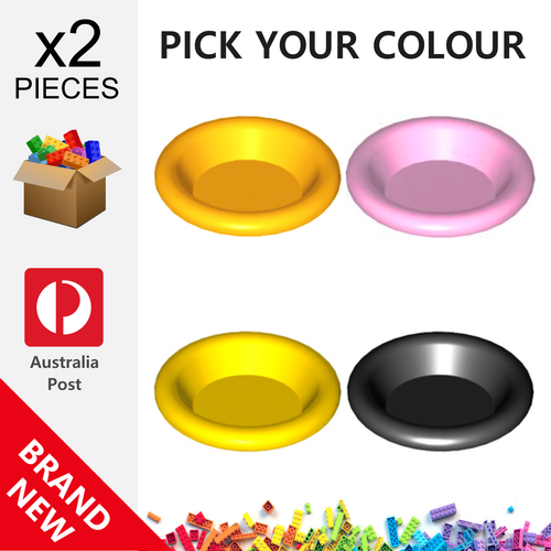 2x Genuine LEGO™ - Minifigure Dish 3 x 3 - 6256 15572 45068 55025 72842 ...