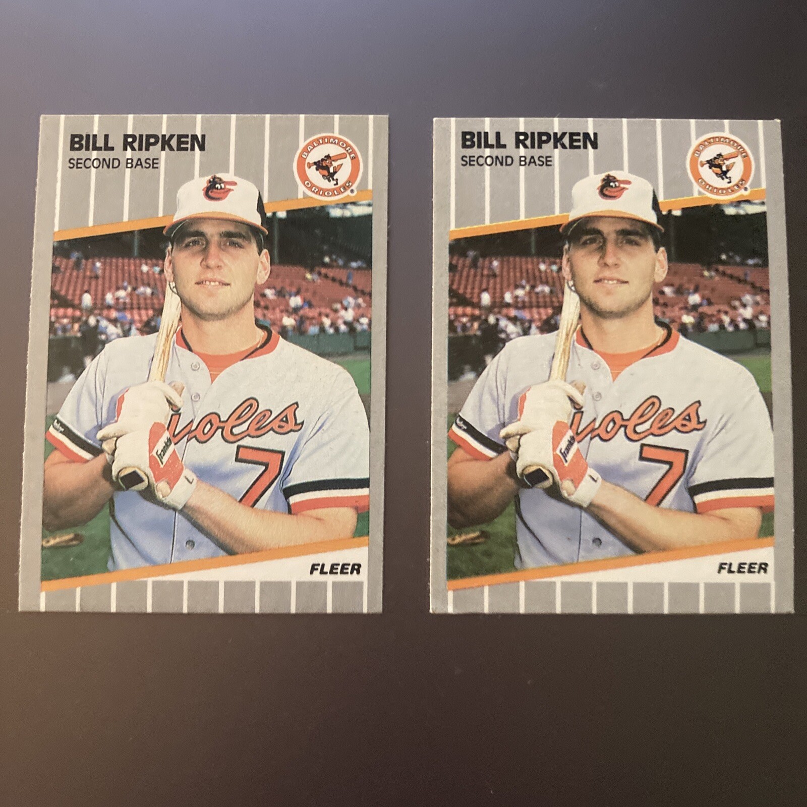 (2) 1989 Fleer FF error #616 Billy Ripken - Black Box - NM | eBay
