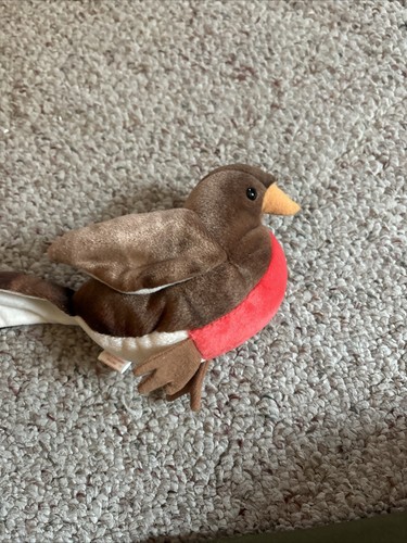 Ty Beanie Baby Early The Robin Bird Retired MWMT Birthdate March 20 ...