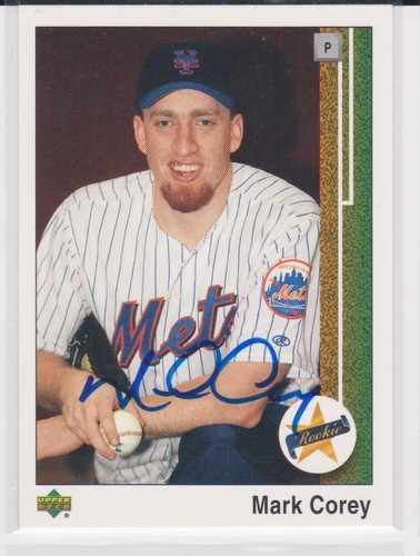 AUCTION MARK COREY NEW YORK METS AUTOGRAPHED CARD | eBay
