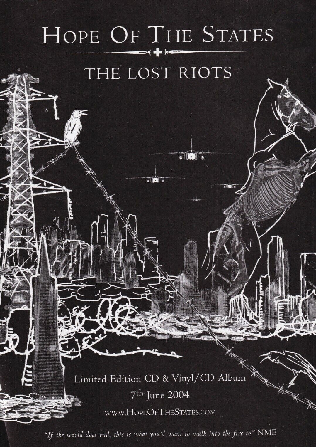 Hope Of The States - The Lost Riots - Mini Poster/Magazine Clipping | eBay