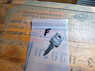 OEM Harley Davidson Key F Softail Sportster XL Ignition Evo Evolution ...
