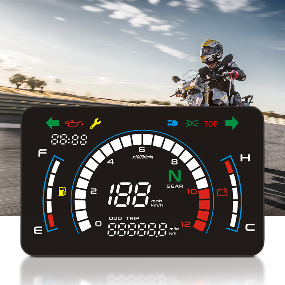 Motorcycle Speedometer Universal Motorcycle Digital Speedometer - EX5 ...