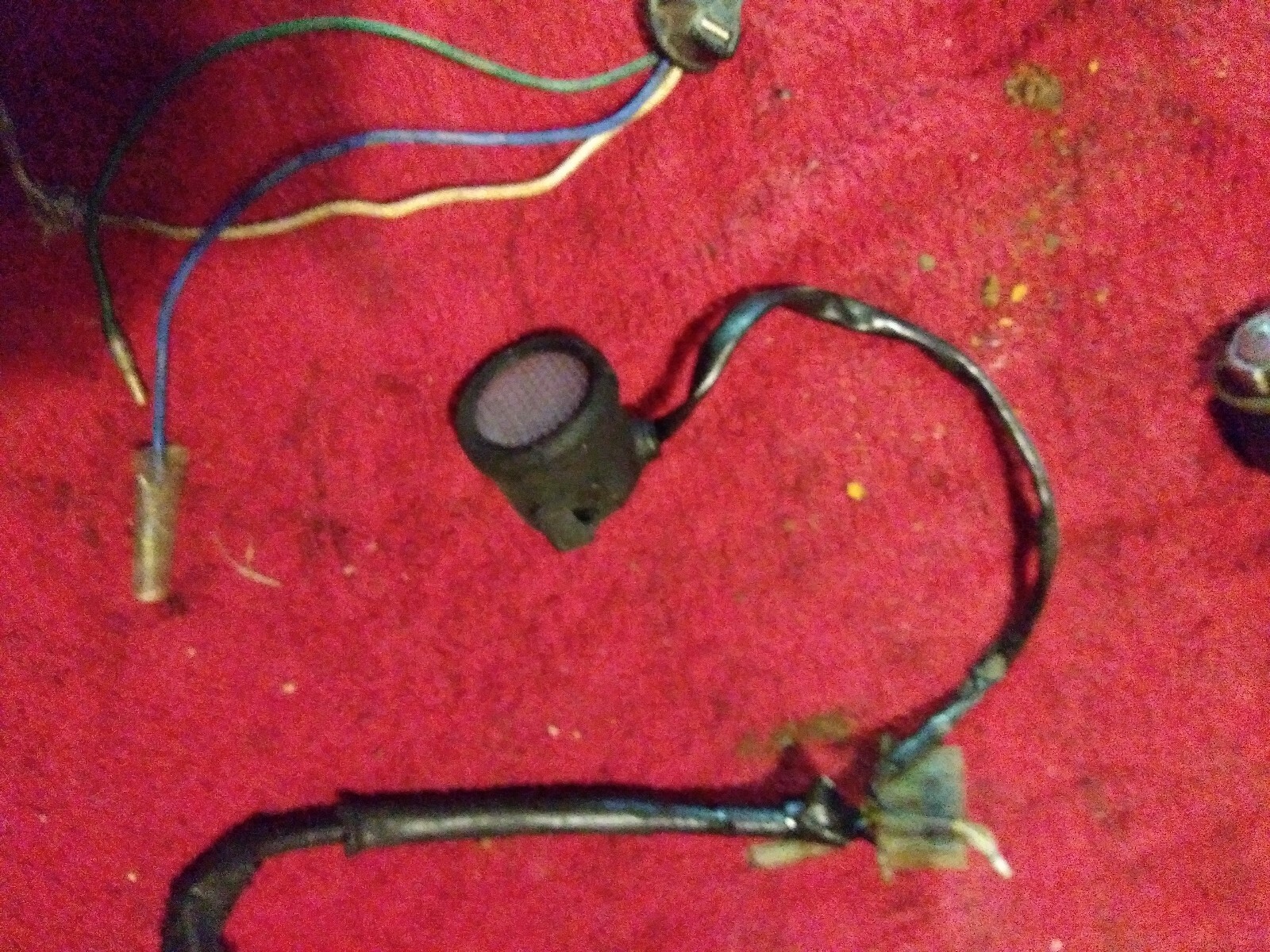 1975 Honda CB750 Electrical Parts Lot ignition switch rectifier noise ...