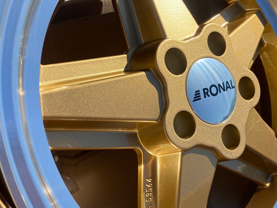 4x new Retro Wheels RONAL R9 7x16 5x112 ET23 Mercedes W123 W126 SL VW ...