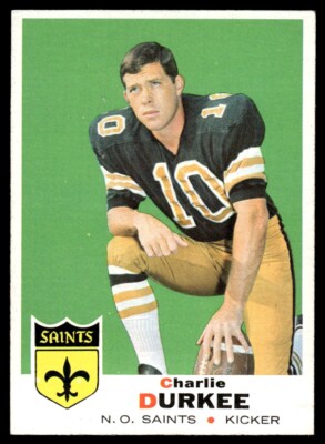 1969 Topps Charlie Durkee Rookie New Orleans Saints #257 | eBay