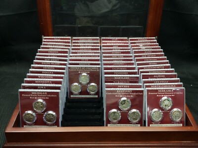 PCS Stamps & Coins The Complete US State Quarters Collection SET OF 50 ...