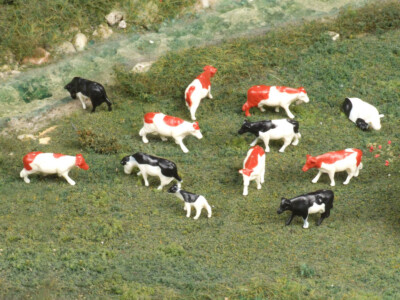 KIBRI HO scale ~ 'COWS' - 1/87 plastic model #38152 | eBay