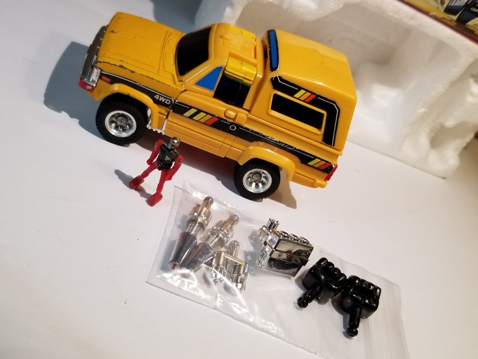 Takara Vintage Transformers G1 Diaclone Yellow Helix 4WD Trailbreaker ...