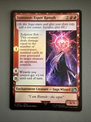 Summon: Esper Ramuh Final Fantasy Foil | eBay