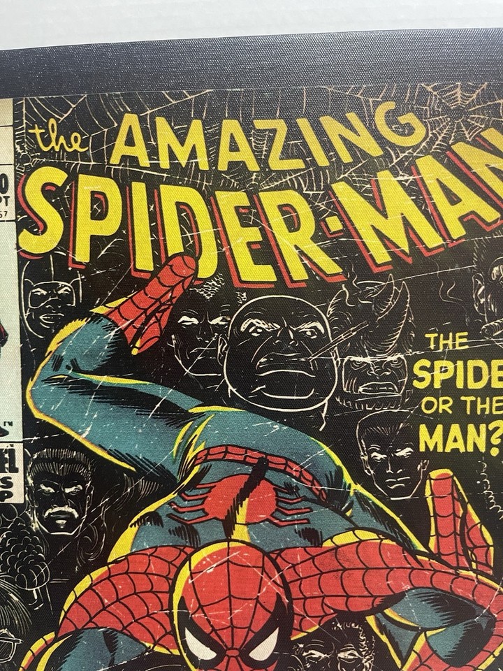 Marvel the amazing Spider-Man #100 Canvas wall art Comic cover Poster ...