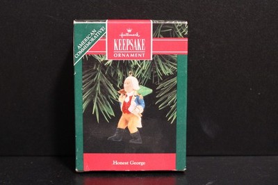 Hallmark 1992 Keepsake Ornament Honest George Washington American ...