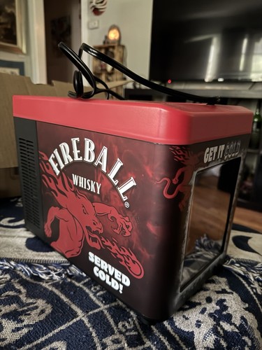 Fireball Whisky Mini Fridge Cooler Electric Display | eBay