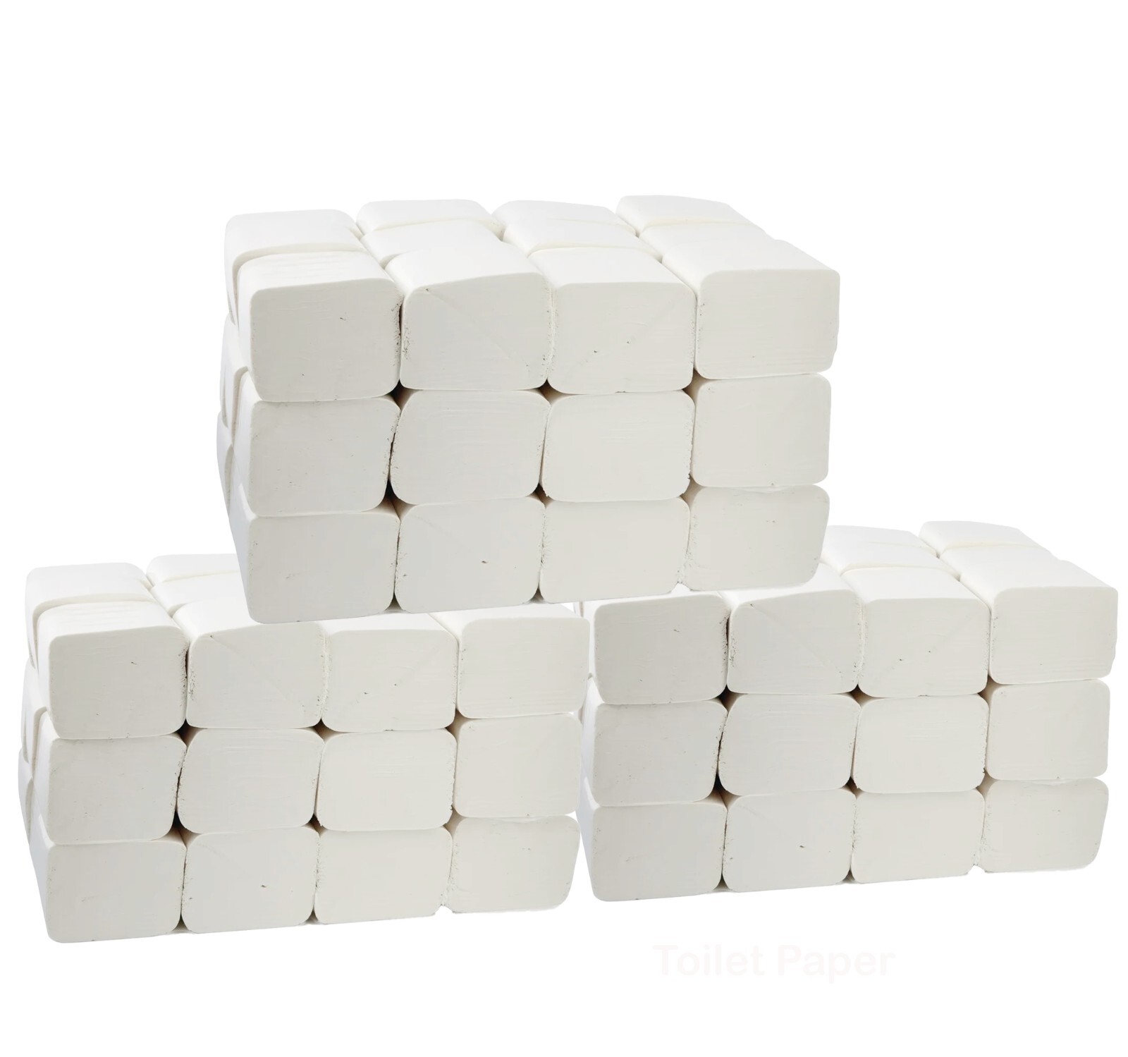 Toilet Tissue Paper Flat Sheets Bulk Pack Tissue 2 ply, 9000 White ...