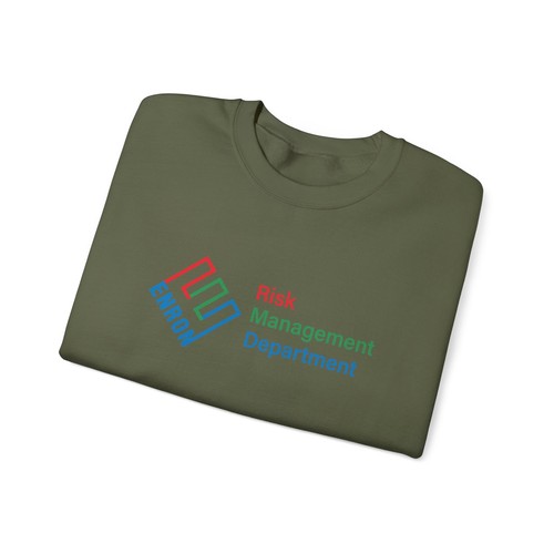 Enron Risk Management Department Crewneck Crewneck Sweatshirt, Enron ...