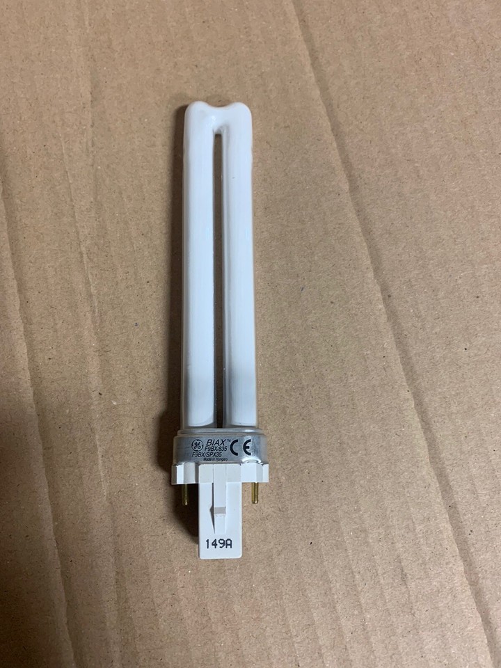 GE 97560 F9BX/835/ECO CFL 9W T4 Single Tube 2-Pin G23 3500k Warm White ...