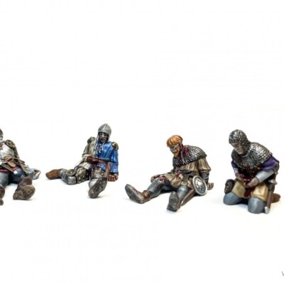 28mm Dead Soldiers Set 1 NPC Nobles Dungeons Dragons DnD D&D Villagers ...