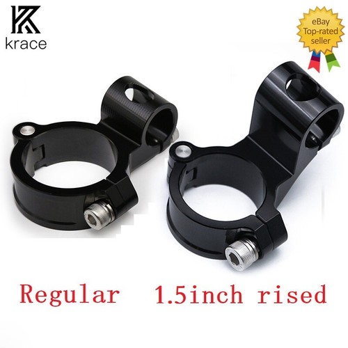 43mm Regular CNC Clip Ons Handlebar Clipon Fork Tube Handle 7/8" 22mm ...