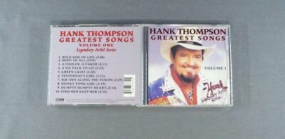 HANK THOMPSON/GREATEST SONGS VOLUME ONE US D277734 | eBay