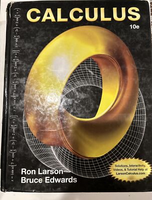 Calculus by Bruce H. Edwards and Ron Larson Hardcover 10th Edition ...