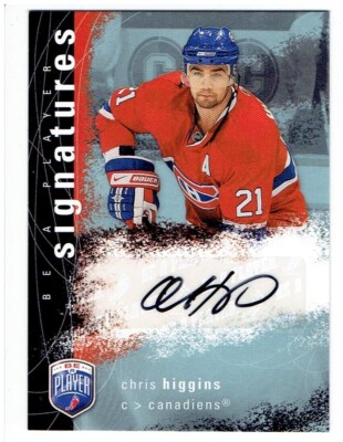 Chris Higgins 2007-08 Be A Player Signatures #SCH | eBay