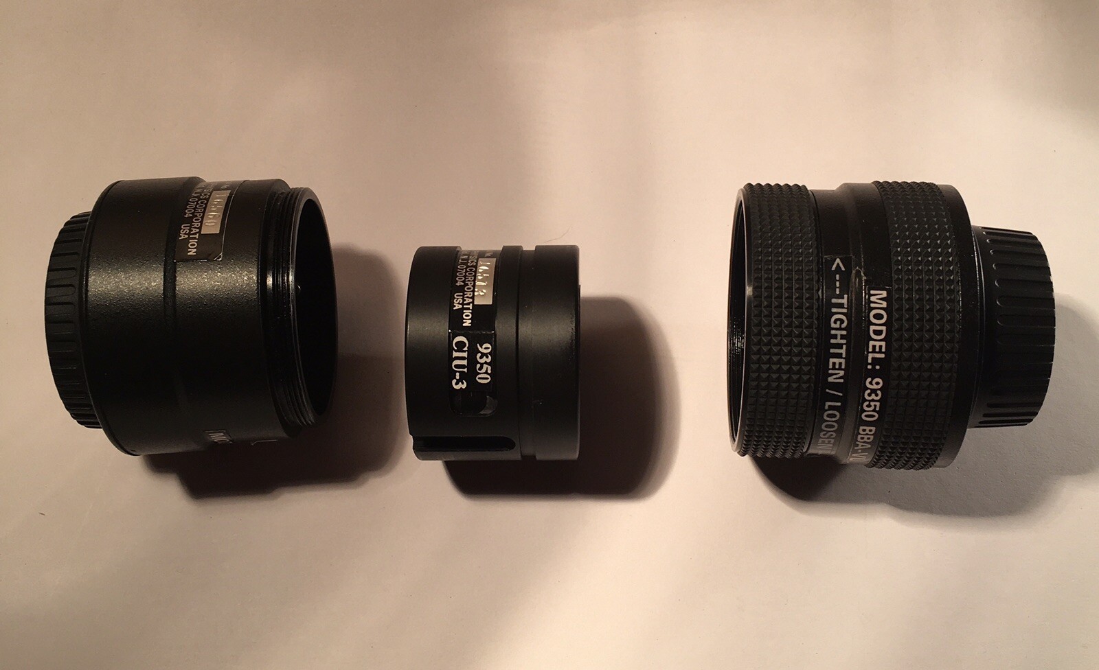 Electrophysics Sofradir Astroscope Night Vision 9350 3-pc Lens Camera ...