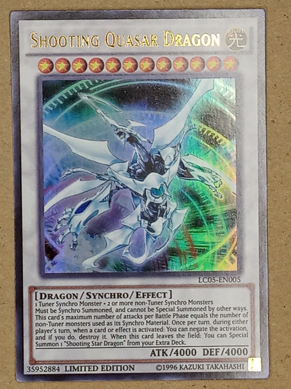 Yugioh Shooting Quasar Dragon