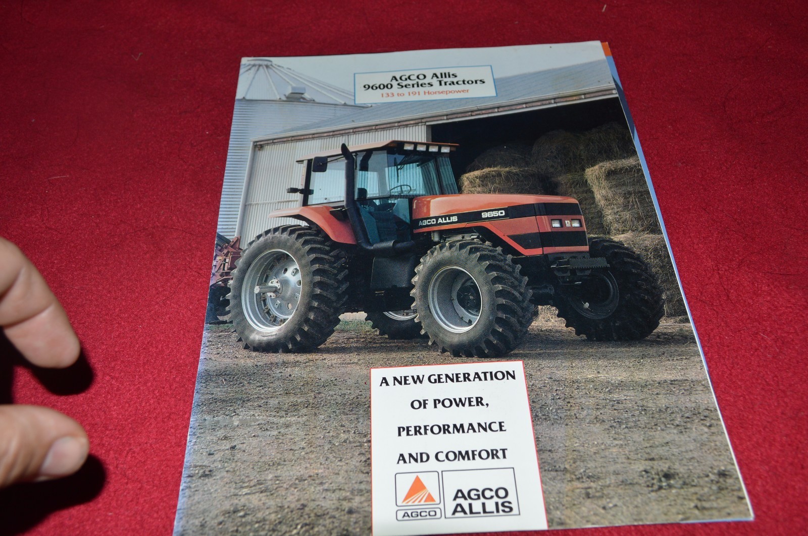 Agco Allis Chalmers 9630 9650 9670 9690 Tractor Dealer's Brochure ...