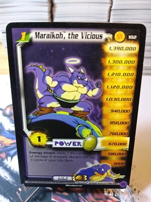 DBZ CCG DRAGON BALL Z MARAIKOH, THE VICIOUS LV2 #182 LIMITED STARTER ...