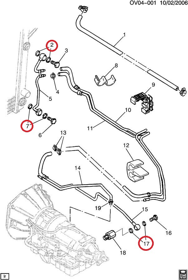 ( 1 ) GENUINE GM 11016282 SEAL - AT Cooler Line, Oil Pressure Sensor | eBay