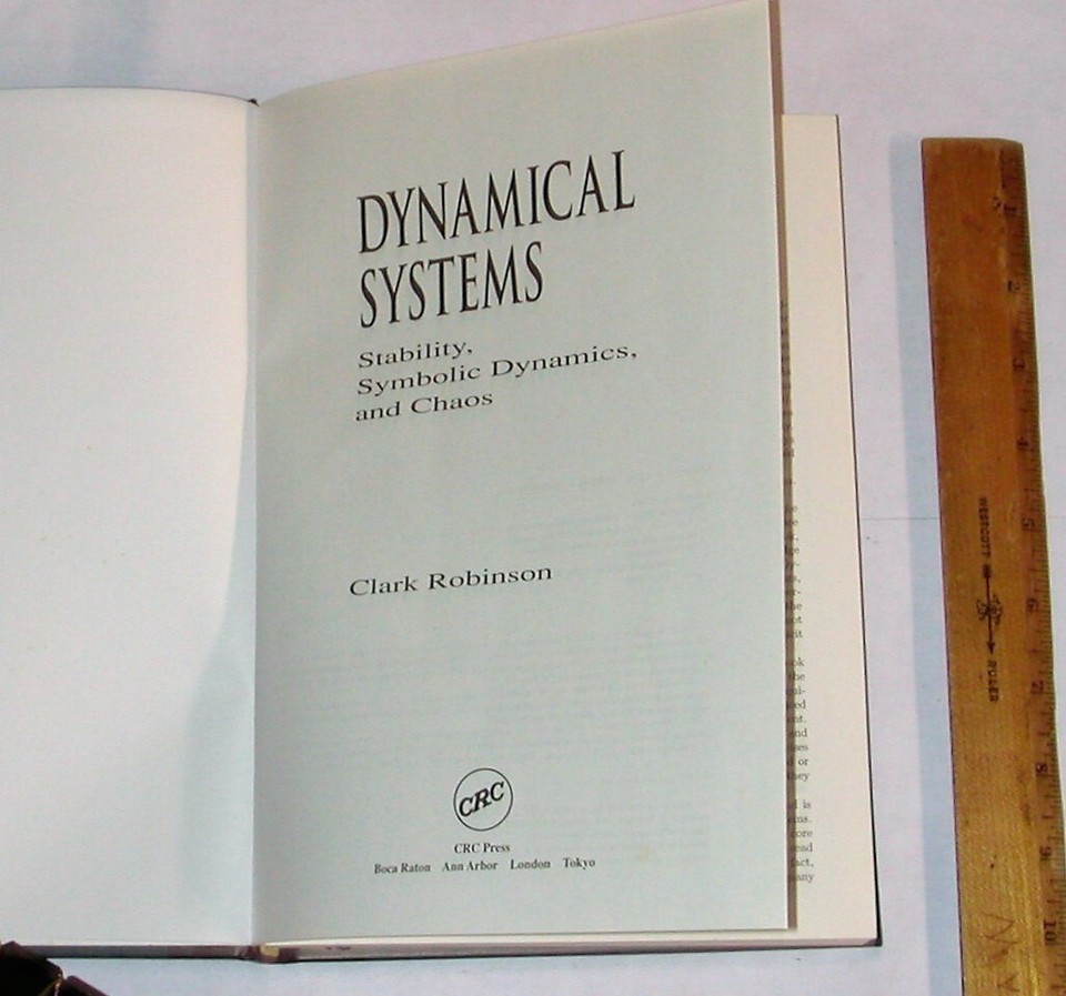 Dynamical Systems: Stability, Symbolic Dynamics, and Chaos | eBay