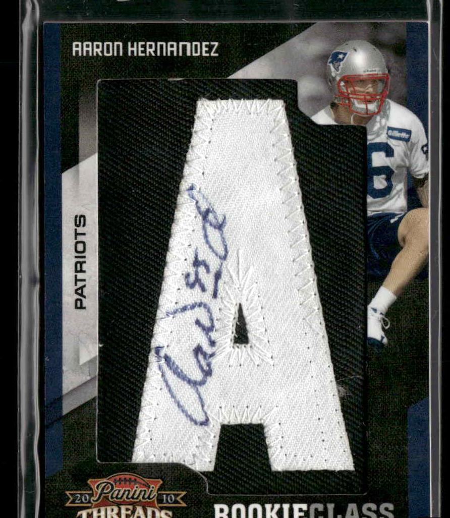 2010 Panini Threads #151a Aaron Hernandez #/441 | eBay